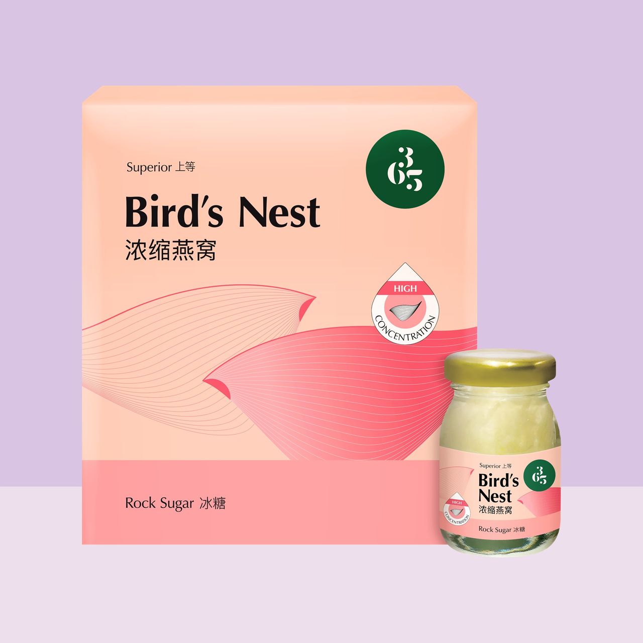 365 Superior Concentrated Birds Nest 42g x 6 Bottles - Rock Sugar