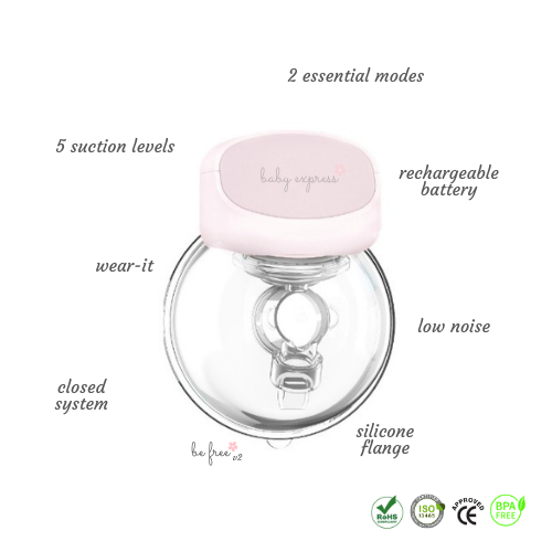 Baby Express BE Free Wearable Electric Breast Pump