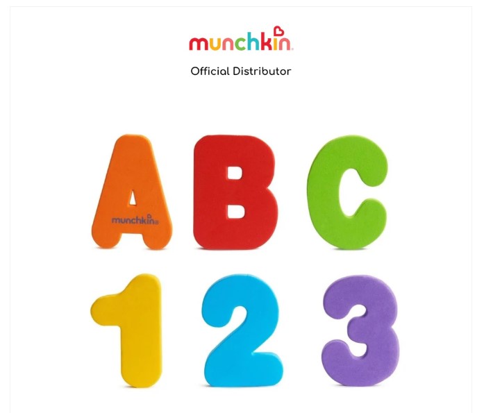 Munchkin Bath Letters and Numbers Toy