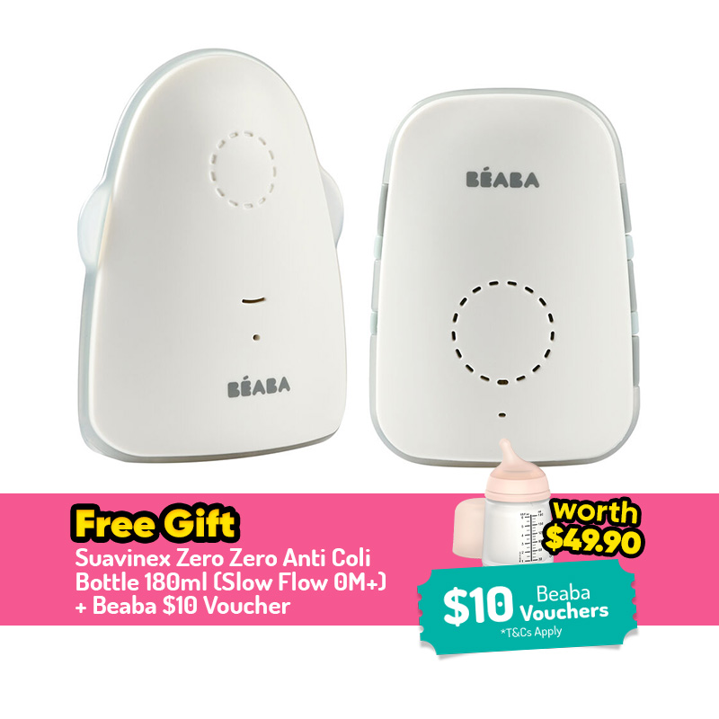 Beaba Audio Baby Monitor - Simply Zen + FREE GIFT