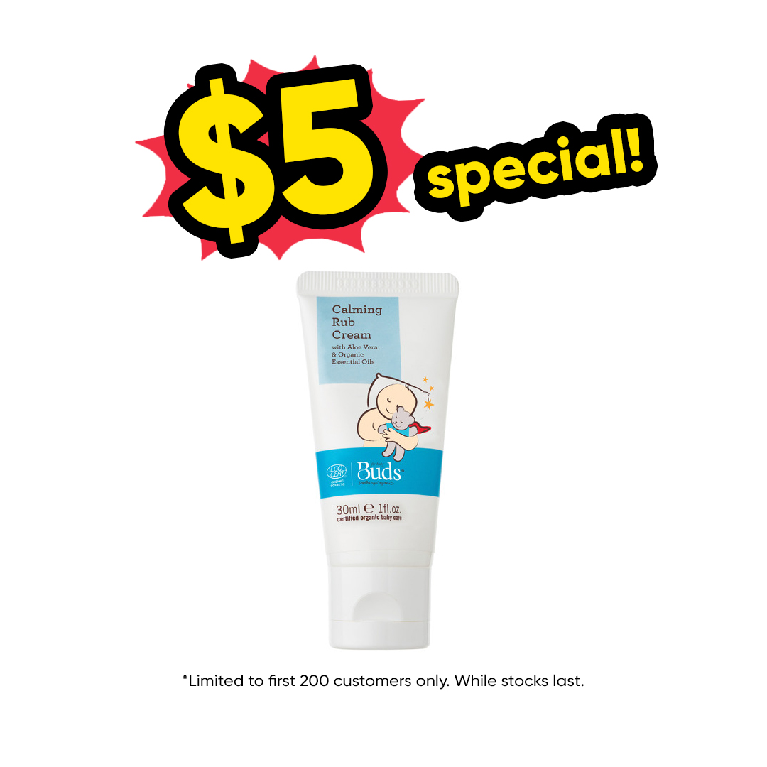 Buds Soothing Organics Calming Rub Cream (Tube) 30ml