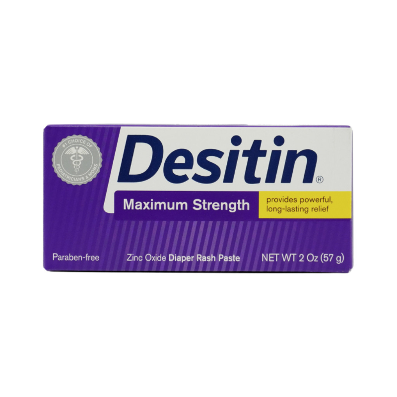 Desitin Maximum Strength Zinc Oxide Diaper Rash Paste 57g Bundle of 2