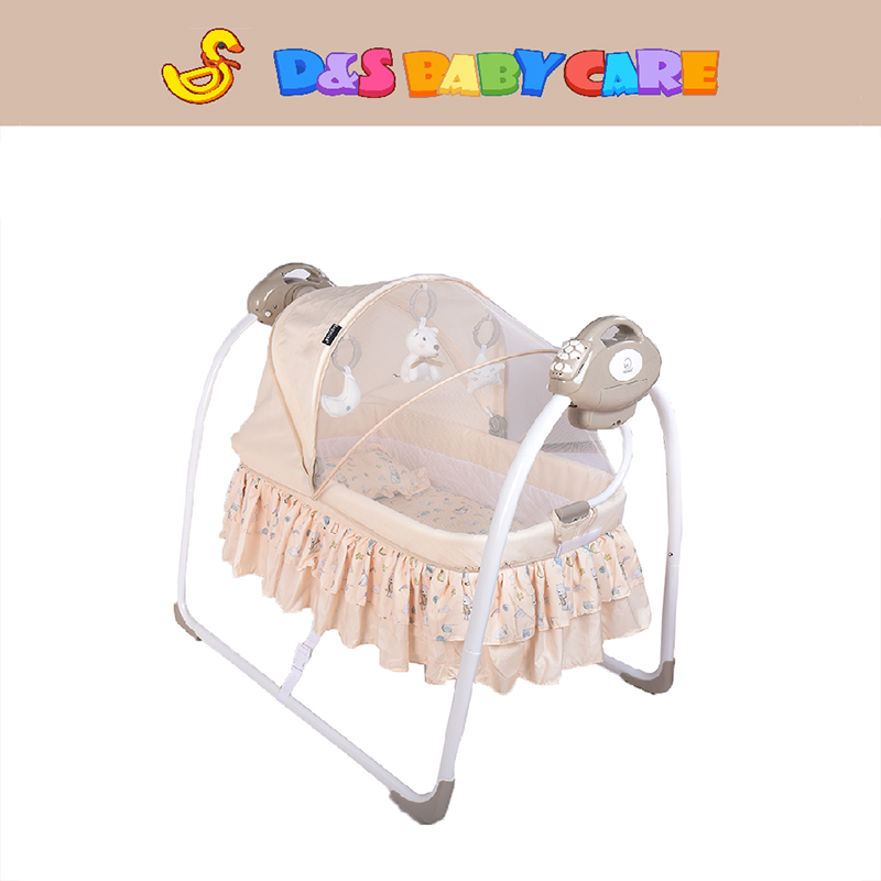 D&S BABY CARE Electric Baby Swing Cradle Newborn Bassinet