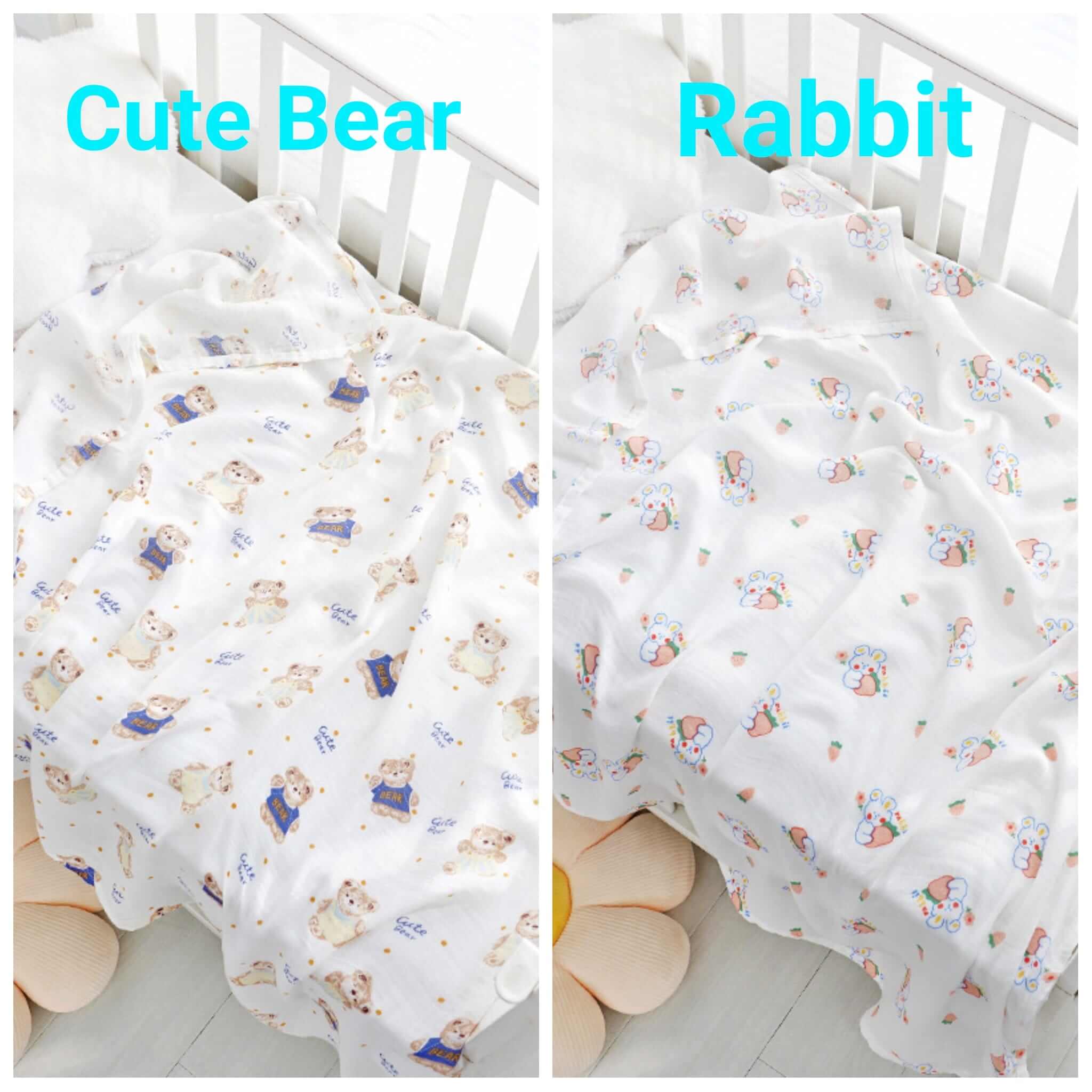 Emmanuel Baby Swaddle Blanket 100 Percent Muslin Cotton