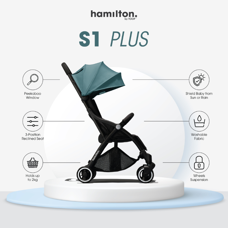 Hamilton S1 Plus Stroller + FREE GIFT