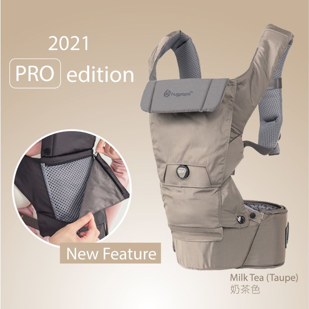 Hugpapa Dial-Fit Pro 3-in-1 Hip Seat Baby Carriers (with 7 enhanced features)