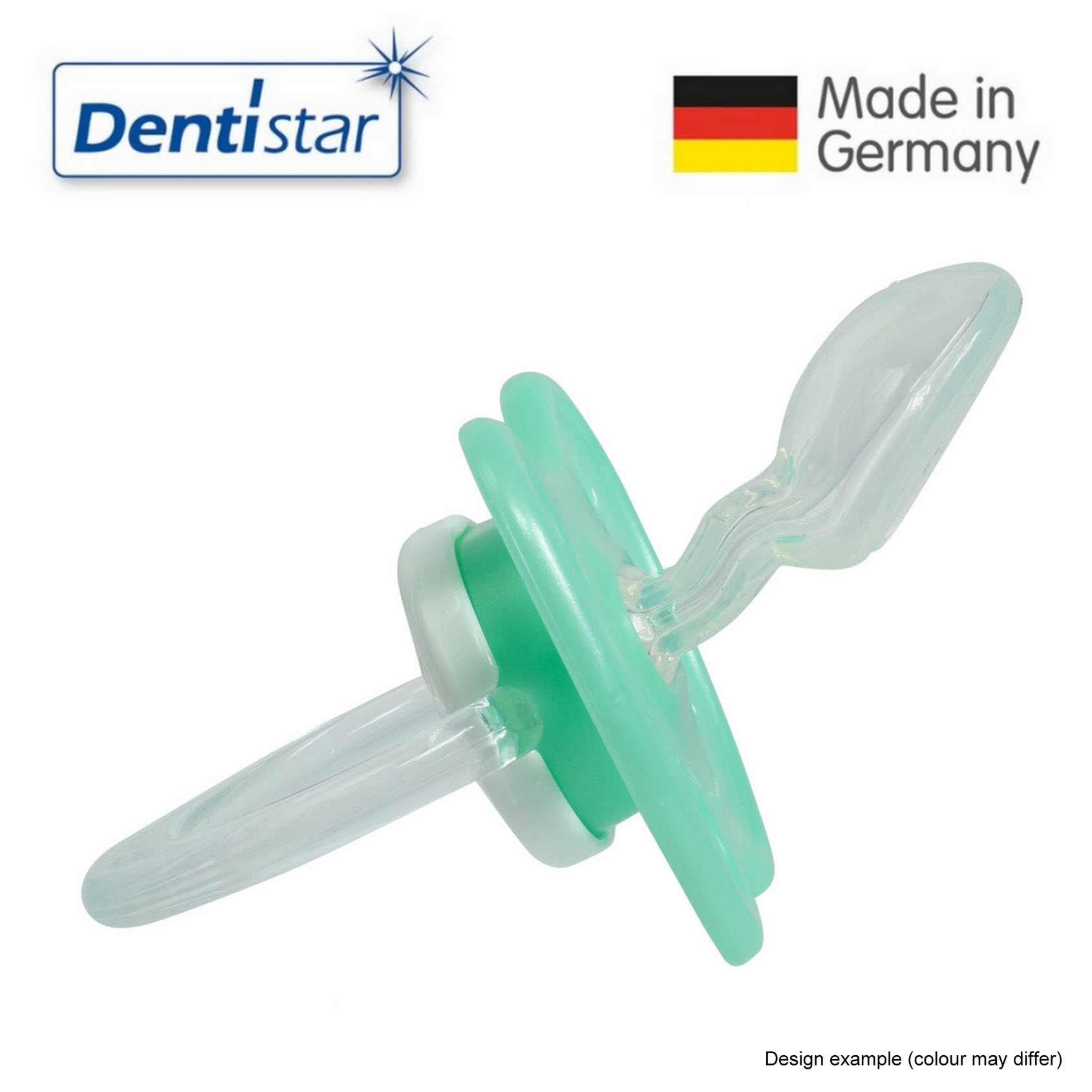 Dentistar Tooth-friendly Flat Pacifier (14+ months) size 3 with ...