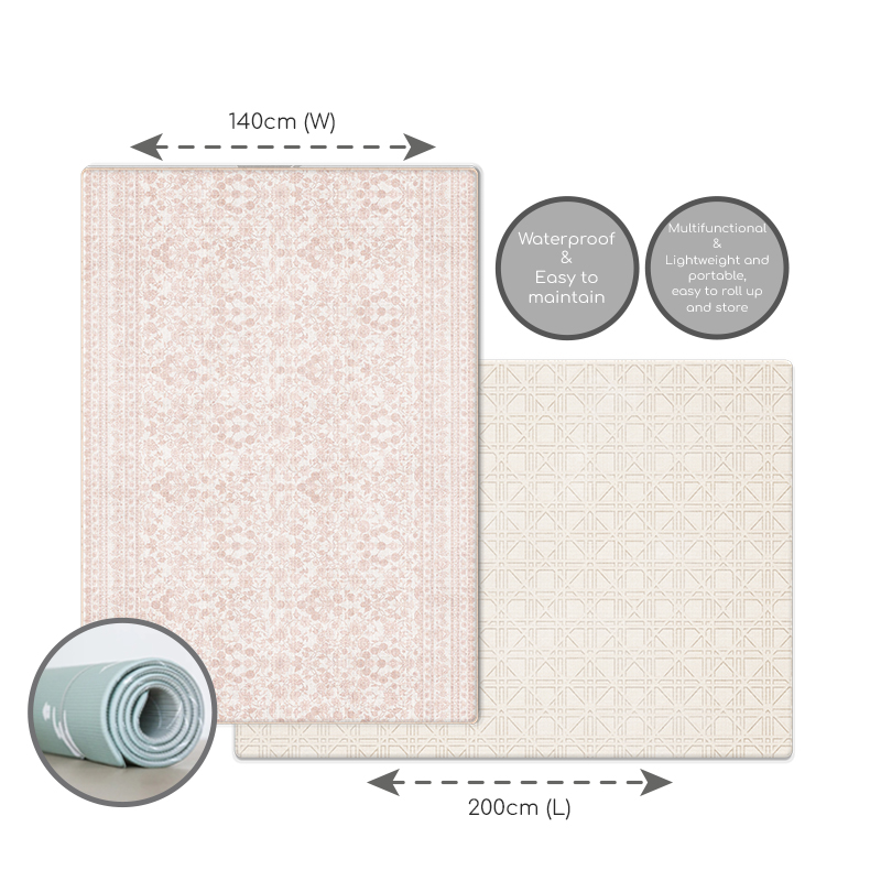 (PREORDER) Little Wiwa Coastal Peony Generos Playmat (2m X 1.4m X 15mm)