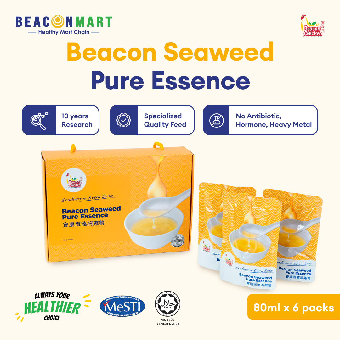 Beacon Chicken Seaweed Pure Essence (80ml x 6 packs)